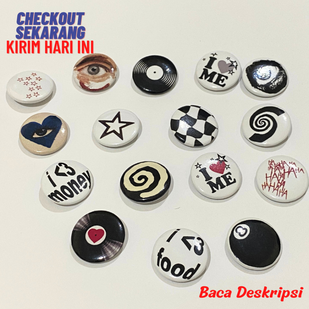 Jual Pin Tas Murah Pin Kecil 2cm Pin Bros Eceran Termurah dan Paket ...