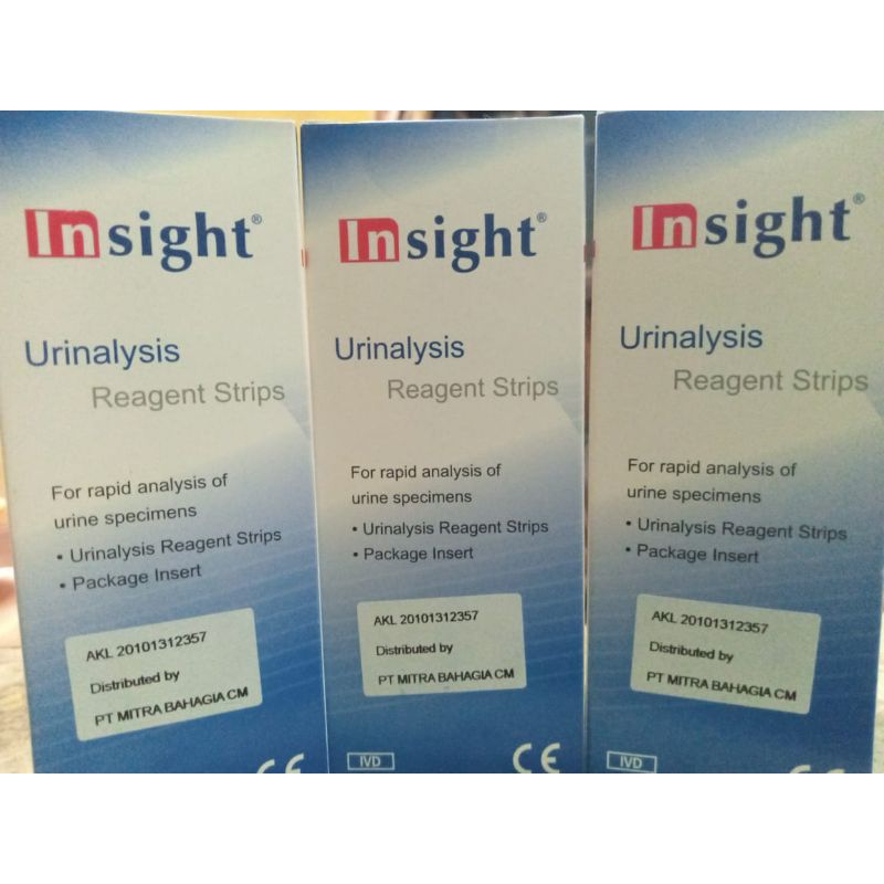 Jual tes strip urine 10 parameter insight acon urinalysis | Shopee ...