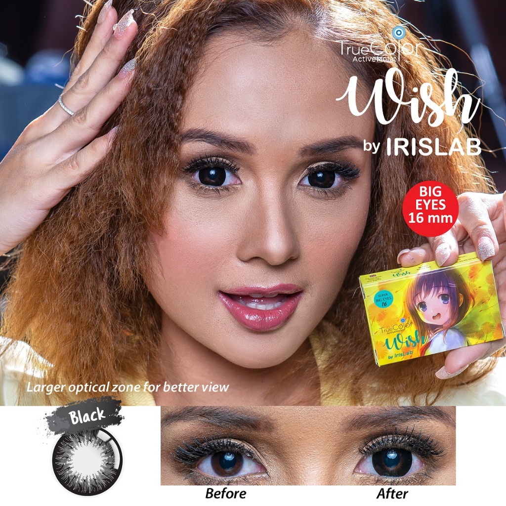 Jual Softlens Wish Big Eyes 16MM Normal By Irislab / Soflen Wish / Wish By Iris Lab | Shopee ...