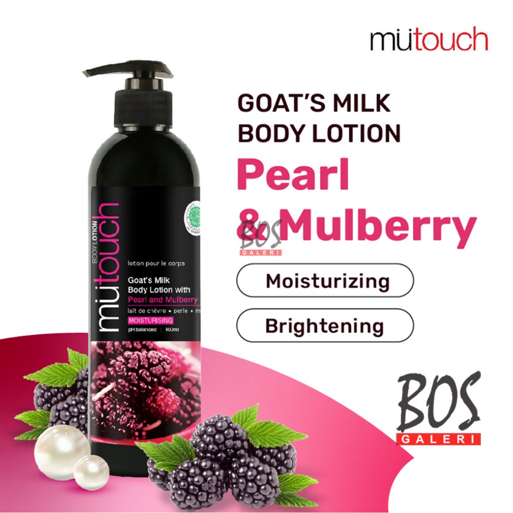 Jual MUTOUCH Body Lotion Goats Milk Pearl & Mulberry 400ml | Shopee ...