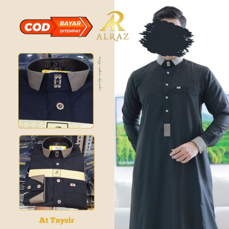 Jual Jubah Al Raz Woll Premium | Jubah AlRaz Wol Premium Manset Model ...