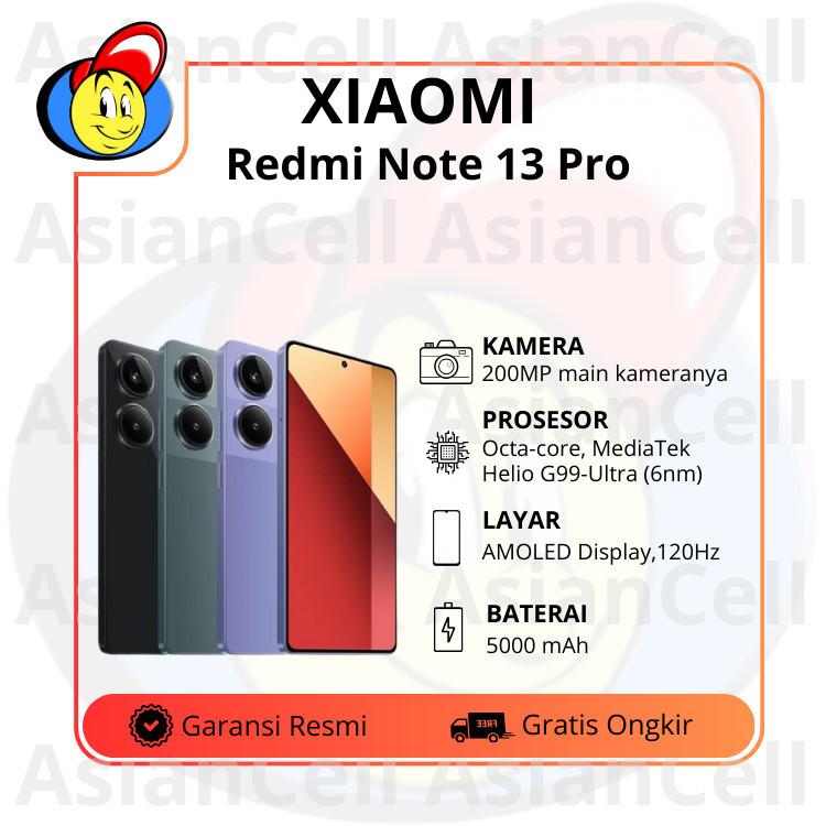 Jual Xiaomi Redmi Note 13 Pro 8/256 GB - Garansi Resmi | Shopee Indonesia