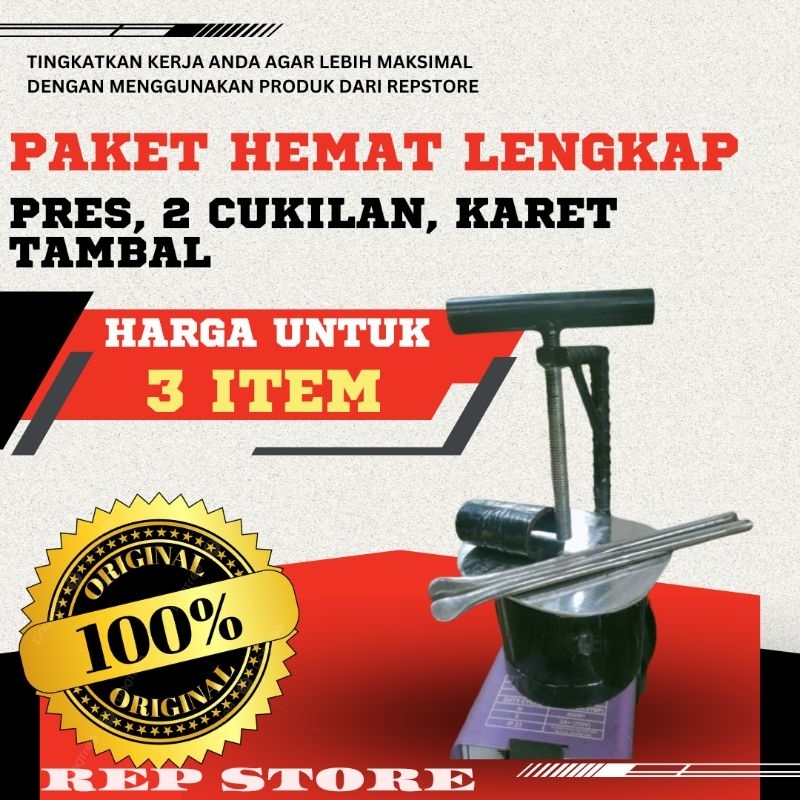 Jual Paket Lengkap Alat Tambal Ban Motor | Tambal Ban Manual | Spirtus ...