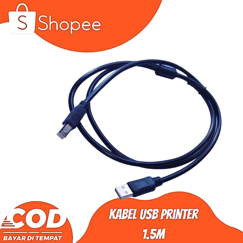 Jual kabel USB printer 1,5 meter new | Shopee Indonesia