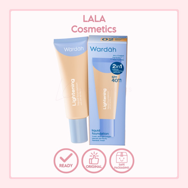 Jual WARDAH Lightening Liquid Foundation SPF 30 PA+++ | Shopee Indonesia
