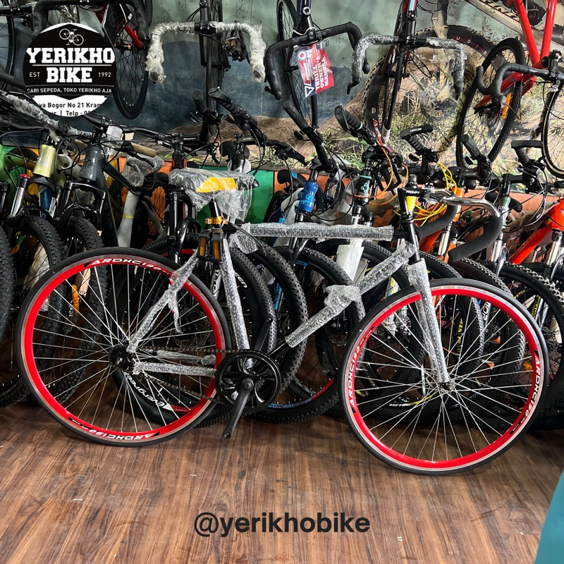 Jual Sepeda Fullbike Fixie Rakitan 700c Stang Dropbar Torpedo | Shopee ...