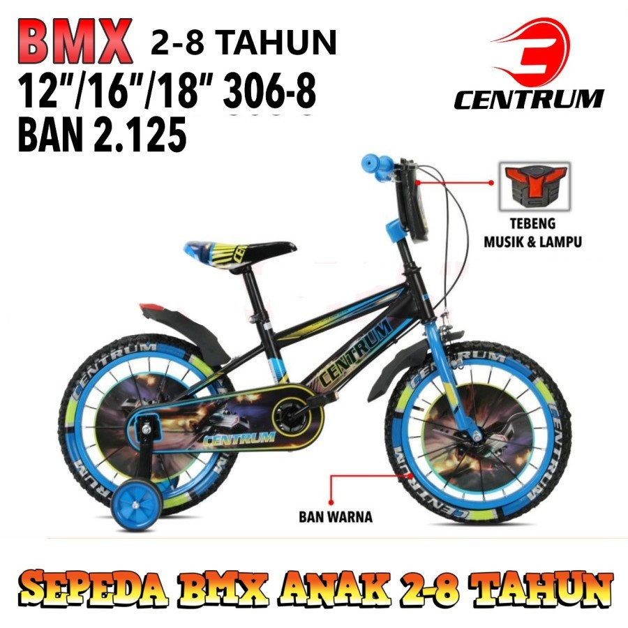 Jual Sepeda BMX Centrum Tango CT6628-1 Classic Fat Tire 20 Inch x 2.50 ...