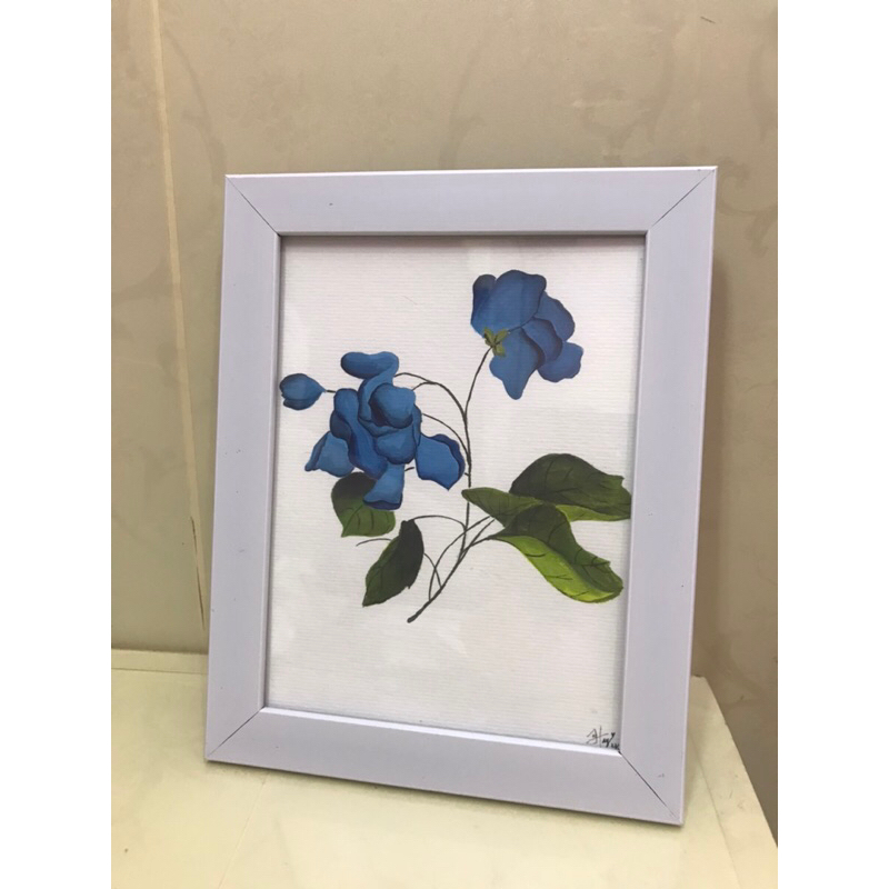 Jual Lukisan Bunga Flora Art Painting Gouache ukuran A5 (HANDMADE ...