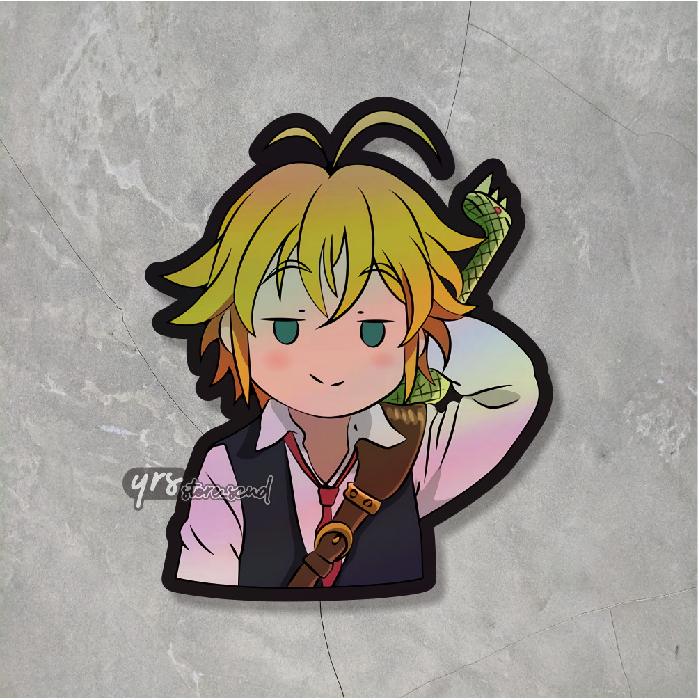 Jual Sticker Anime Nanatsu No Taizai Meliodas Sticker case hp laptop ...