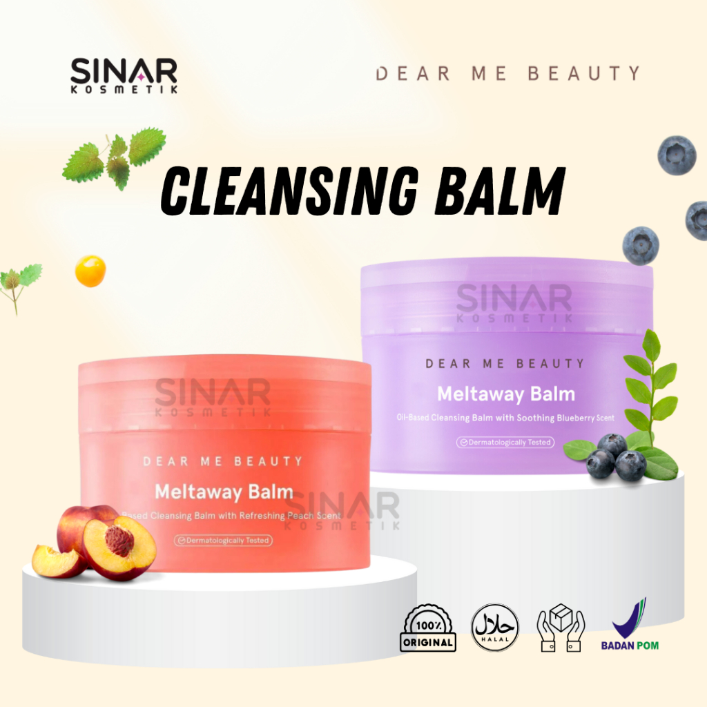 Jual Dear Me Beauty 30 Second Meltaway Balm Peach / Blueberry ...