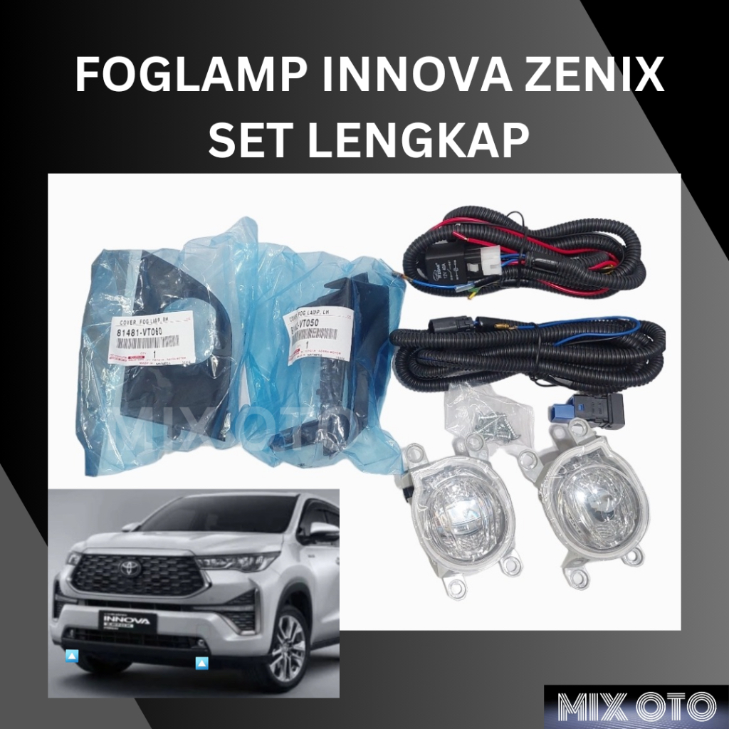 Jual FOGLAMP LED Innova Zenix Set Lengkap | Lampu Kabut Innova Zenix ...