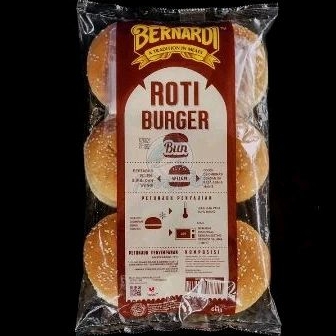 Jual Bernardi roti burger wijen isi 6 pcs | Shopee Indonesia