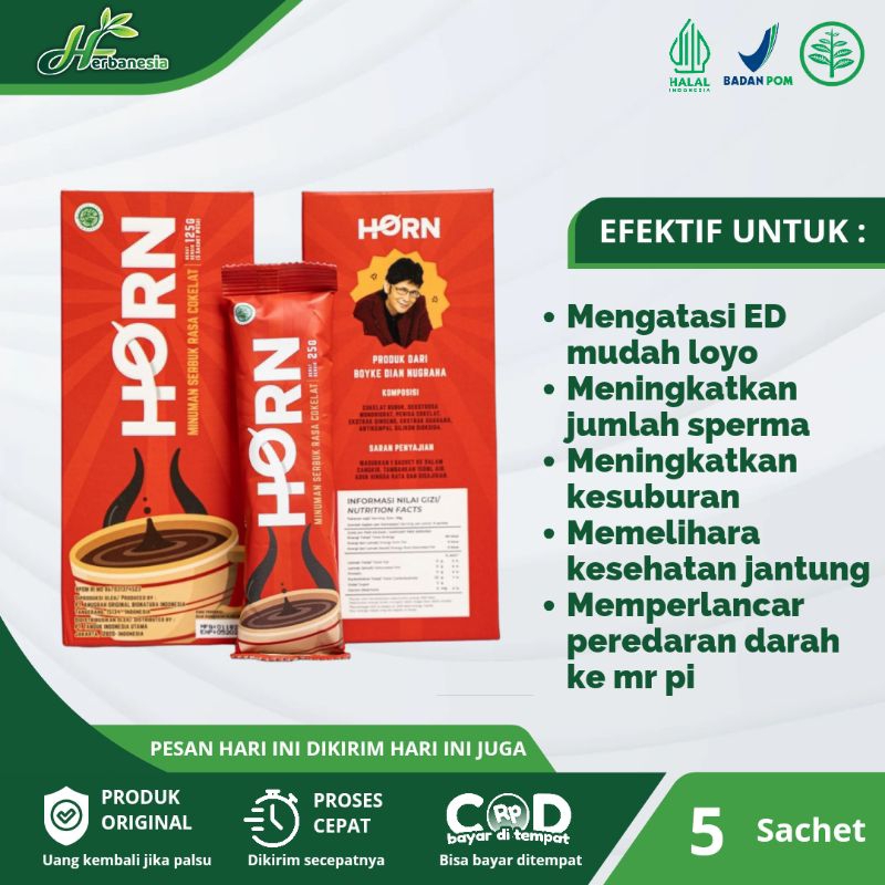 Jual Horn Cokelat By Dr. Boyke Minuman Coklat Meningkatkan Stamina Pria ...