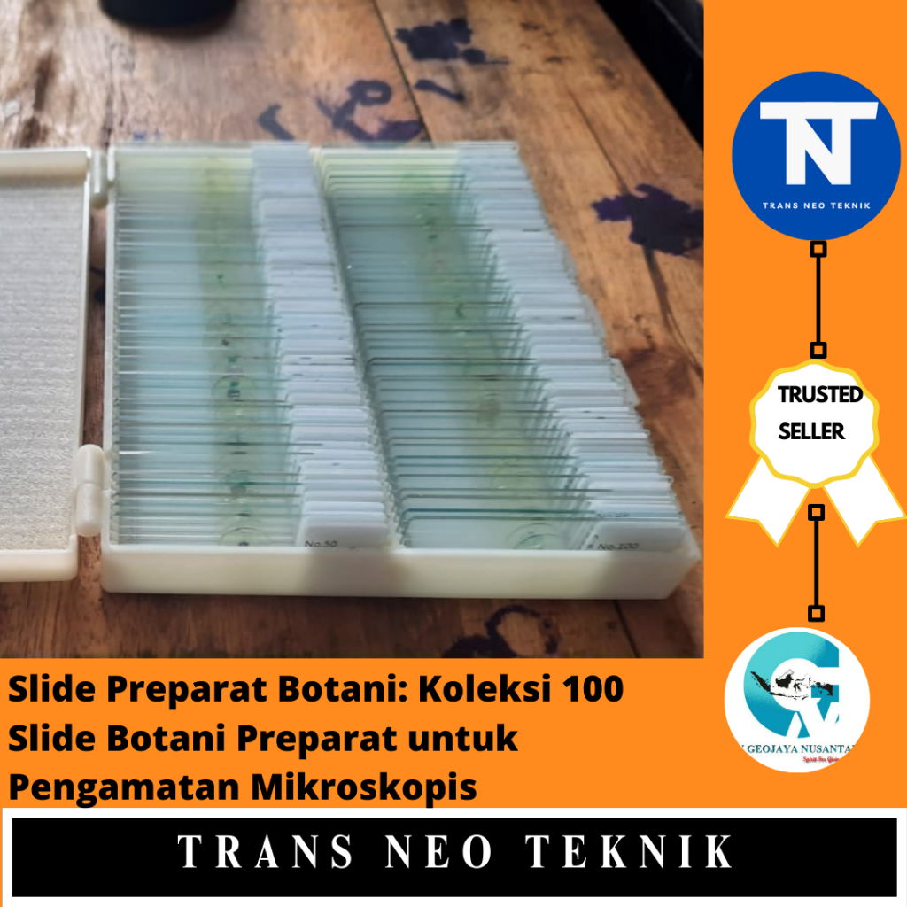 Jual Slide Preparat Botani: Koleksi 100 Slide Botani Preparat untuk ...