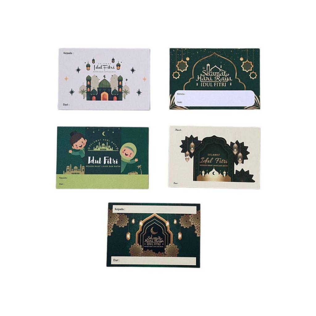 Jual Kartu Ucapan Idul Fitri Lebaran Greeting Card Lebaran Eid Mubarak ...