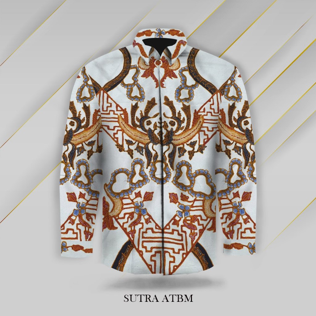 Jual BATIK TULIS SUTERA ATBMKEMEJA BATIK SUTRA ATBM/ KAIN BATIK TULIS ...