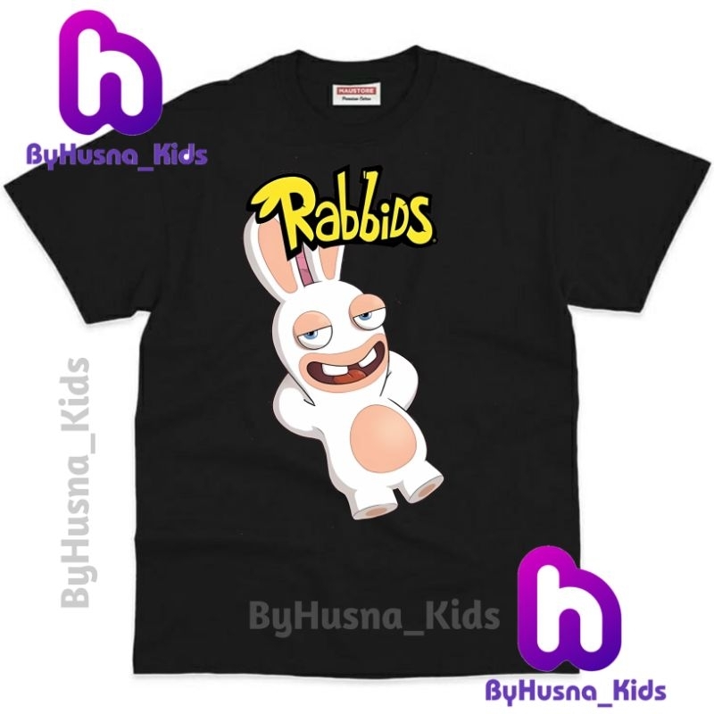 Jual KAOS ANAK BAJU ANAK KARAKTER RABBIDS INVASION KARTUN ANAK UNISEX ...