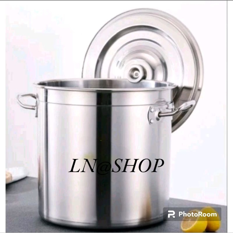 Jual Panci Stock Pot Rabbit Jumbo Stainless Steel Tebal 35cm 33 Liter ...