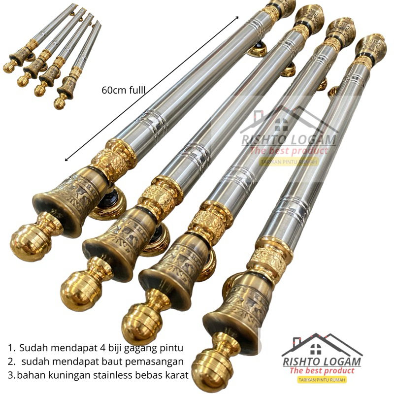 Jual Handle pintu rumah terbaru minimalis gagang pintu utama panjang ...