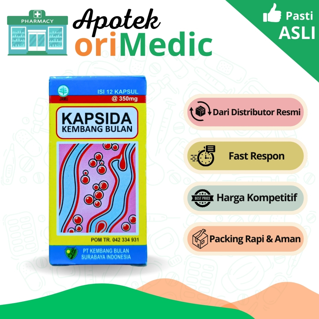 Jual Kapsida Kembang Bulan Isi 12 Kapsul | Shopee Indonesia