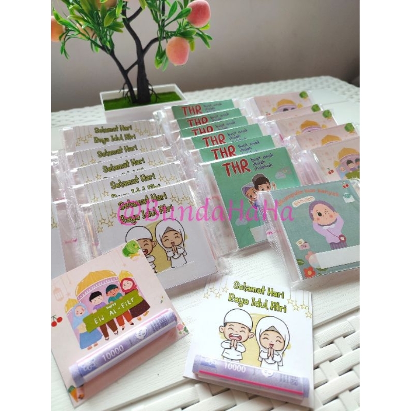 Jual Amplop Lebaran Sedotan Amplop Lucu 7,5x7,5cm | Shopee Indonesia