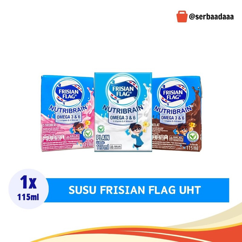 Jual Frisian Flag Susu UHT Nutribrain 115ml | Shopee Indonesia