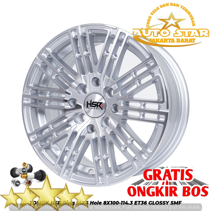 Jual velg mobil racing hsr tomok R14 lubang 4 untuk mobil avanza xenia ...