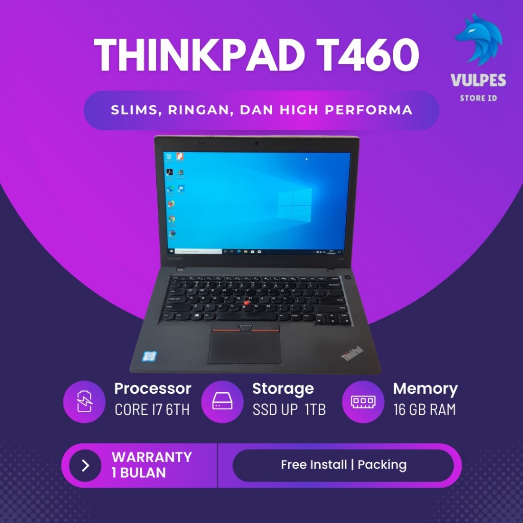Jual Laptop Lenovo Thinkpad T460 T470 Core i5 | i7 RAM 16GB MULUS ...