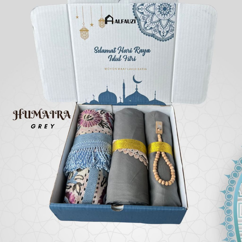 Jual HAMPERS GIFT SET MUKENA 2IN1 HUMAIRA I MUKENA + TASBIH + KARTU ...