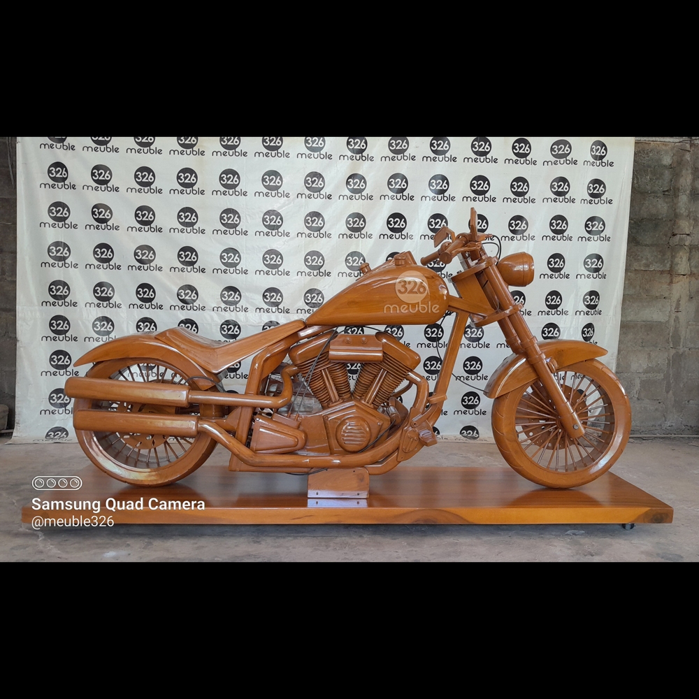 Jual Replika Motor Harley Kayu Jati - Replika Harley Davidson Kayu Jati ...