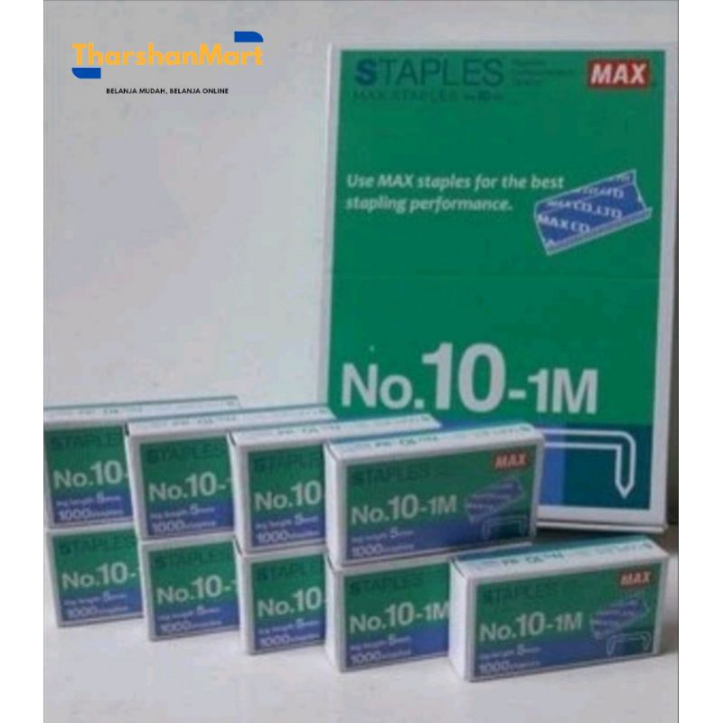 Jual Isi Staples Kecil No. 10 (1 Pack isi 20 bxs) | Shopee Indonesia