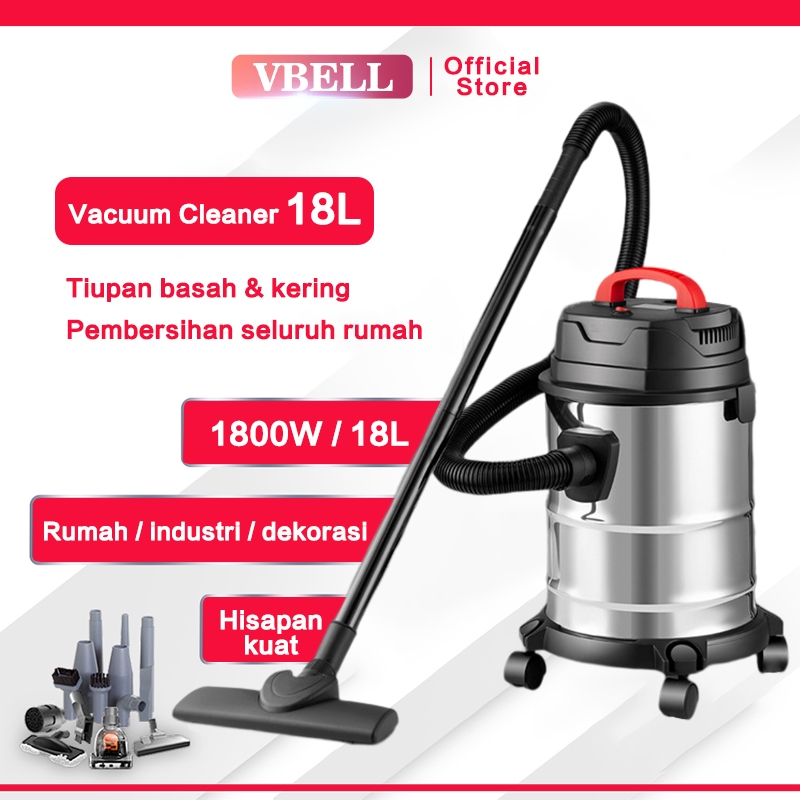 Jual VBELL Vacuum Cleaner 18L 3in1 Vakum/Air Hisap/Blower Sedot Debu Basah Kering Vacum Blower ...
