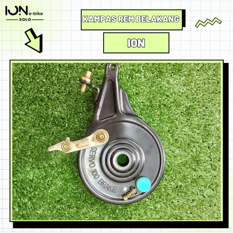 Jual KAMPAS REM BELAKANG SEPEDA LISTRIK REM TROMOL DENGAN COVER NYA ...