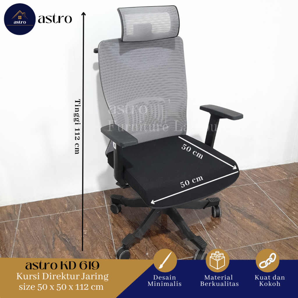 Jual NEW PRODUCT!! KURSI DIREKTUR MODEL JARING ERGONOMIS | Shopee Indonesia