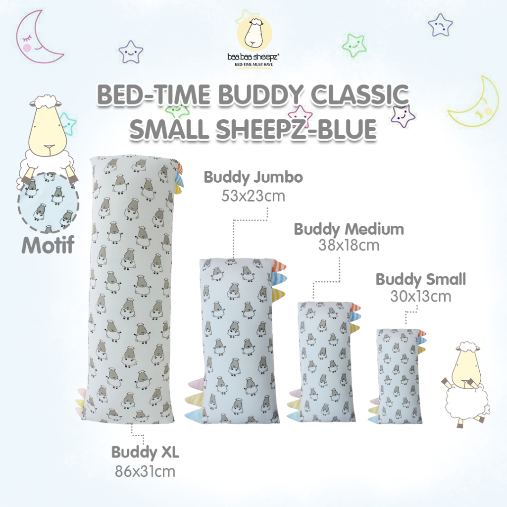 Jual Baabaasheepz Bedtime Buddy Small Sheepz with Color & Stripe tag (S/M/L/XL) | Shopee Indonesia