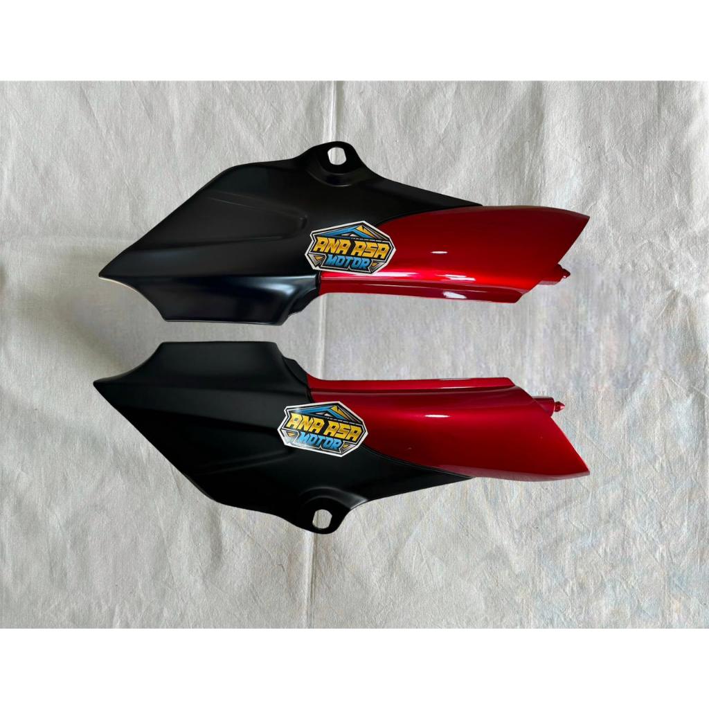 Jual Sepasang Cover Aki/Cover Box Aki (Merah Maroon) Kawasaki Ninja 150 ...