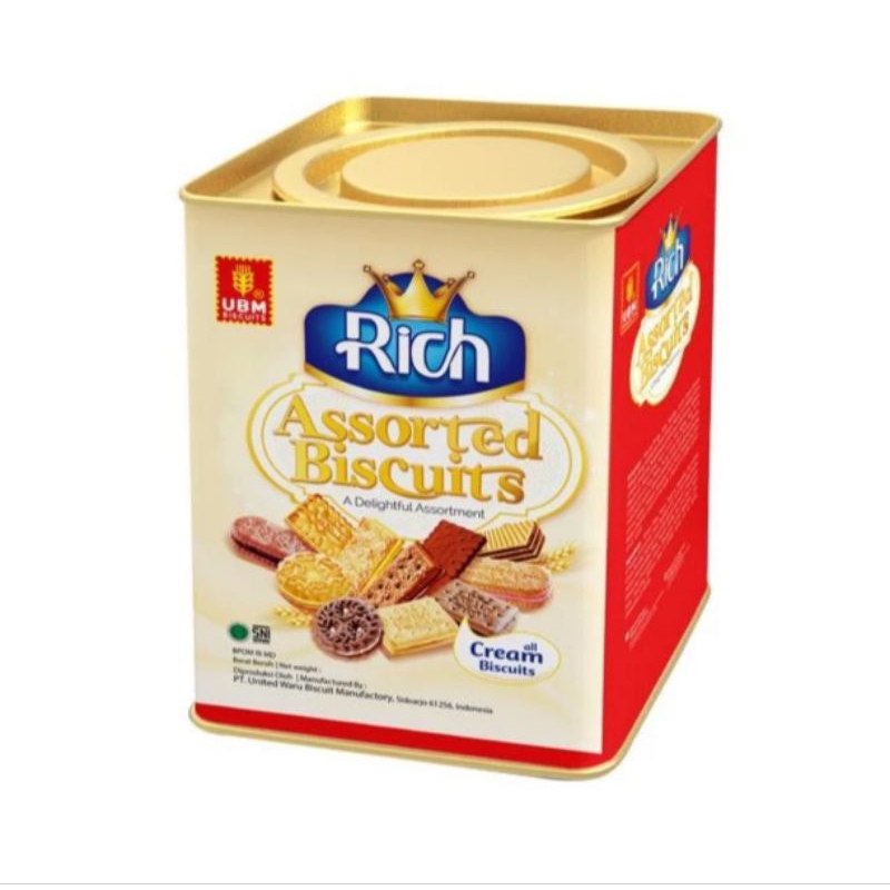 Jual UBM Rich Assorted Biscuits / Biskuit Aneka Rasa 700g | Shopee ...
