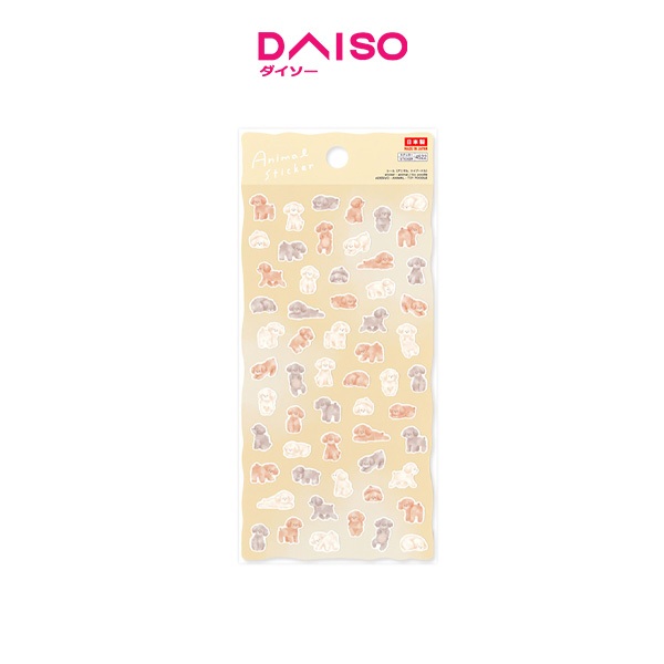 Jual Daiso sticker - animal / toy poodle | Shopee Indonesia