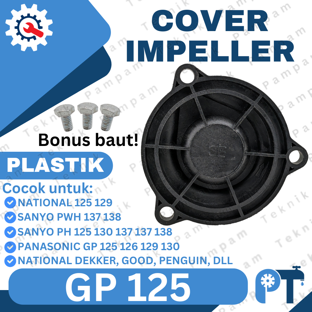 Jual Cover impeller GP 125 - Tutup kipas impeler national sanyo ...