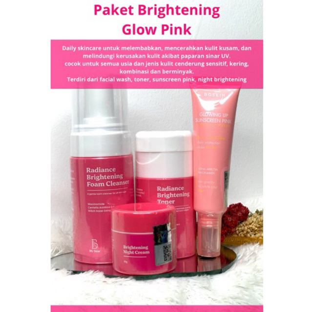Jual PAKET BRIGHTENING GLOW PINK | Shopee Indonesia