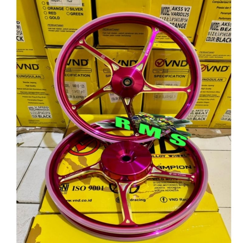 Jual Velg Vnd Ak 55 Ring 17 14017 16017 Vario 125 150 110 Beat Scoopy Spacy Genio Original