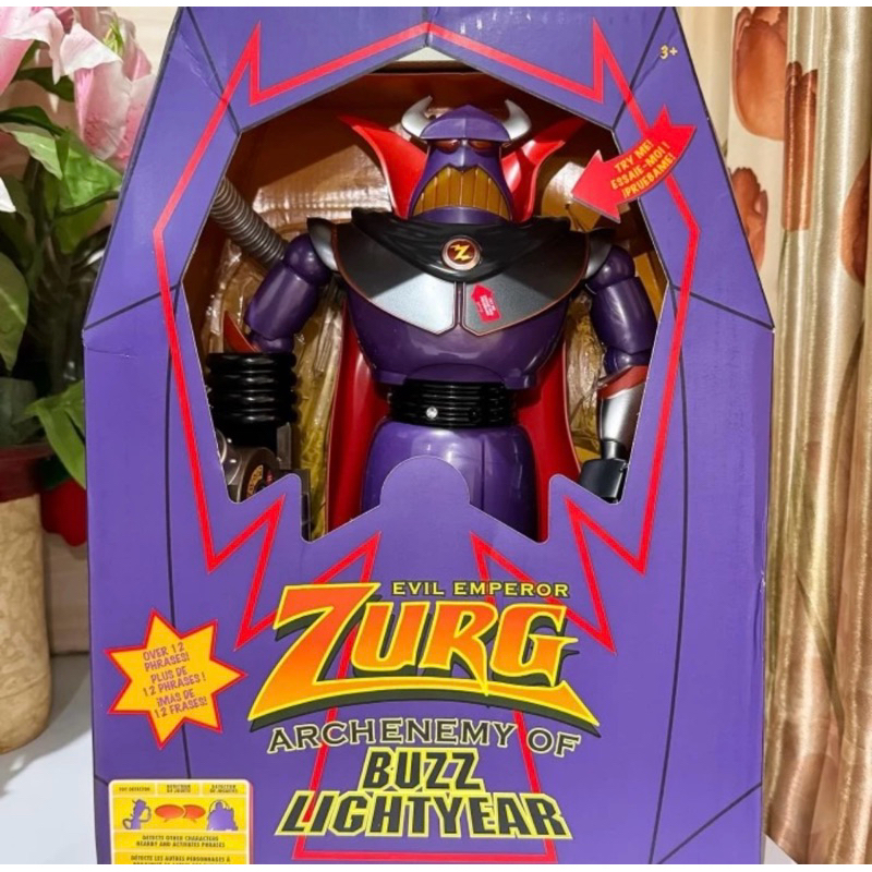 Jual talking zurg live action doll toy story original disney | Shopee ...