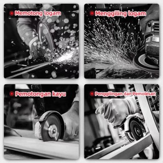 Jual FUYAON Brushless Gerinda Baterai 48V Gerenda Listrik 4 Inci Mesin ...