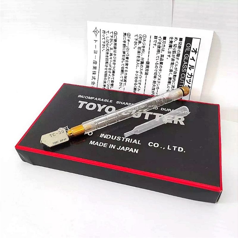 Jual Alat Potong Kaca Toyo Cutter TC 30 Asli Jepang Pisau Pemotong Kaca ...