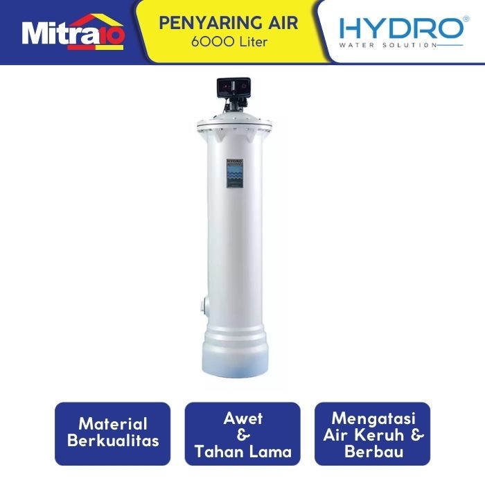 Jual Hydro Filter Penyaring Air Sumur Otomatis 6000 Liter | Shopee ...