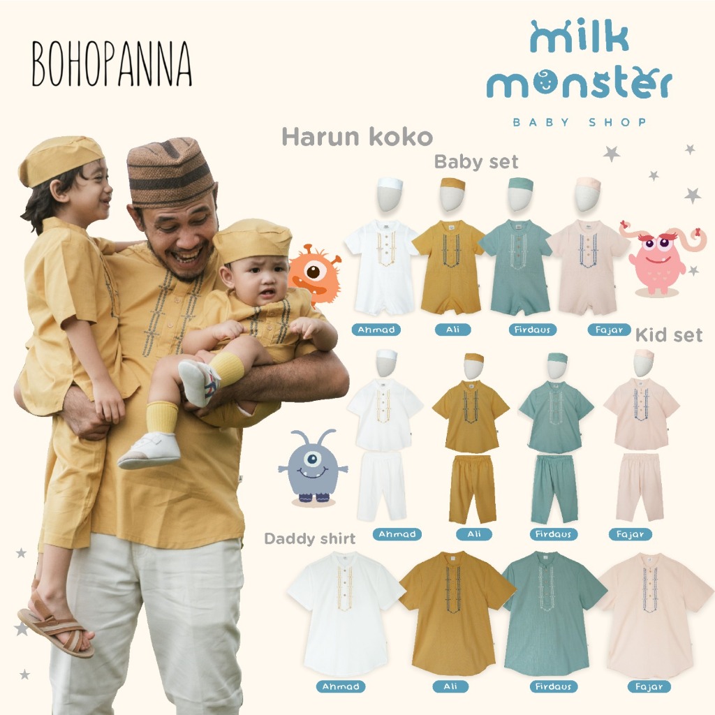 Jual Bohopanna Harun Set / Baju koko anak | Shopee Indonesia