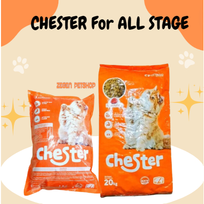 Jual CHESTER Cat Food Tuna All Stage 800g freshpack / Makanan Kucing ...