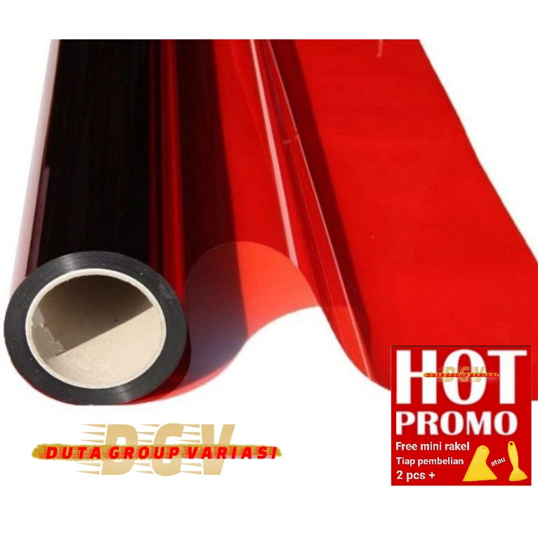 Jual merah soft red kaca film mobil jendela rumah ruko kantor gedung ...