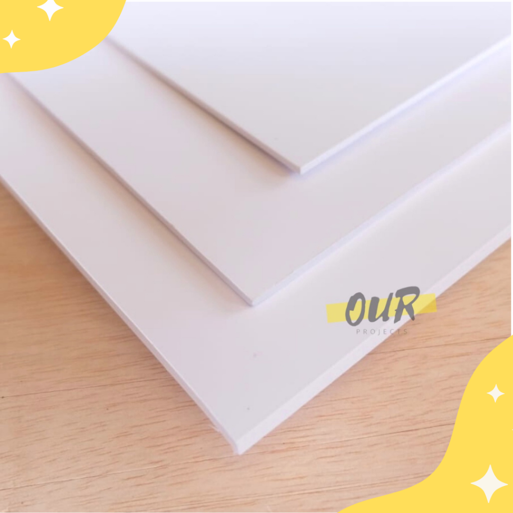 Jual PVC FOAM BOARD/ PVC 1MM 2MM 3MM 5MM UK. 30X40 CM, 40X60CM BAHAN ...