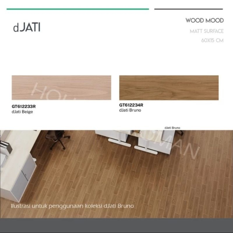 Jual Roman Granit 15x60 dJati Series (Wood Mood) / Granit Lantai Motif ...